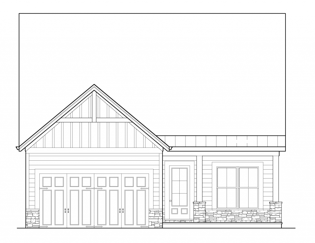 Blue Ridge A Elevation - Peachtree Residential