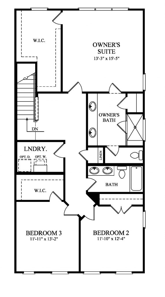 West Village C Floor Plan_WV TH c - floor 3 - Peachtree Residential